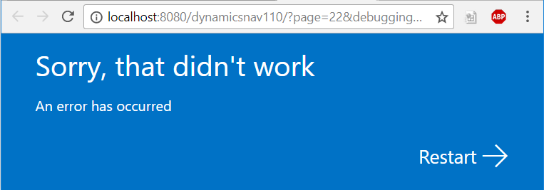 Sorry, that didn't work - Debugging AL from VS Code | Dan Kinsella